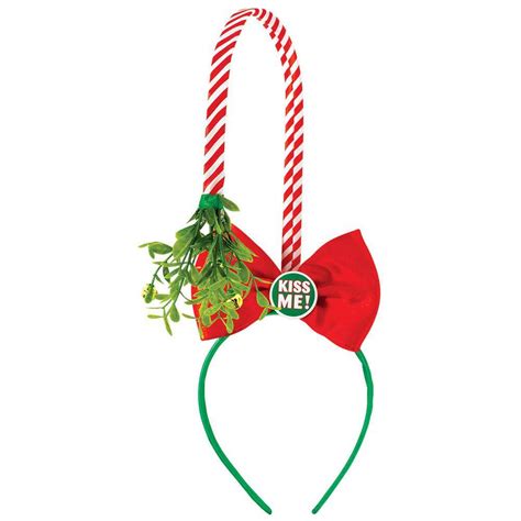 Amscan 14 In X 45 In Mistletoe Christmas Deluxe Headband 3 Pack