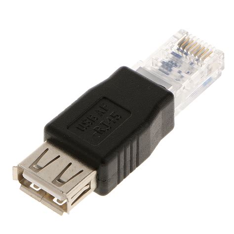 Buy Magideal Rj45 Male To Usb Af A Female Adapter Socket Lan Network