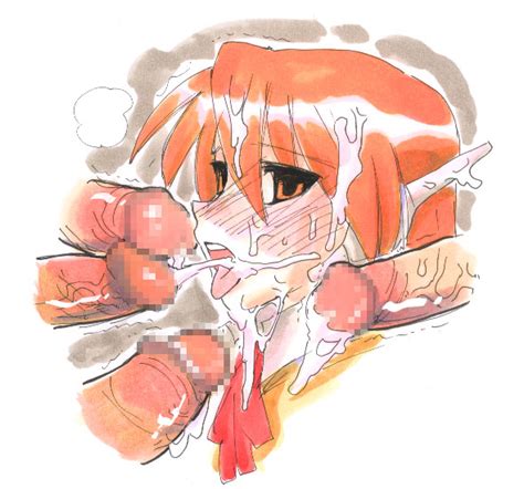 Rule 34 Blowjob Blush Breasts Bukkake Censored Clothing Cum Cum In