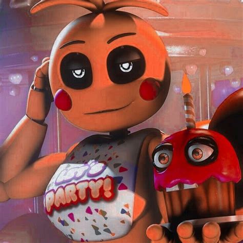 A Cartoon Character Holding A Cupcake With A Candle On It