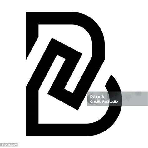 전문적인 혁신적인 초기 Bn 로고 및 Nb 로고 레터 Bn 또는 Nb 미니멀하고 우아한 모노그램 프리미엄 비즈니스 예술적 알파벳 기호 및 기호 0명에 대한 스톡 벡터 아트