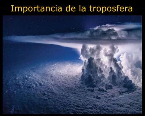 Troposfera Características Importancia y Funciones