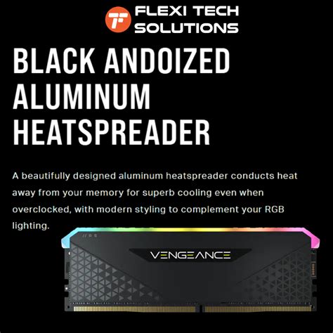 CORSAIR Vengeance RGB RS D Optimized For AMD GB MHz Black DDR RAM Flexi Tech