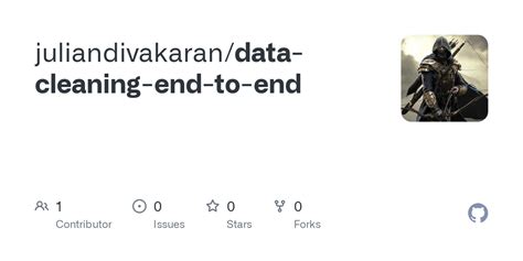 GitHub Juliandivakaran Data Cleaning End To End