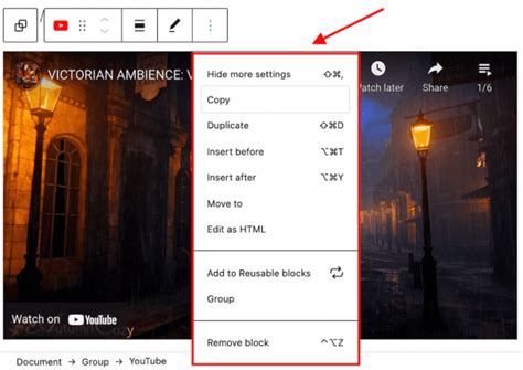 How To Use The Wordpress Youtube Embed Block