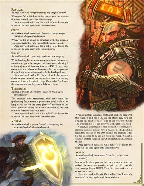 Ancestral Runes Dwarvish Enhance Your Weapons Armor And More With
