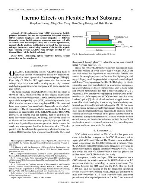Pdf Thermo Effects On Flexible Panel Substrate Dokumen Tips