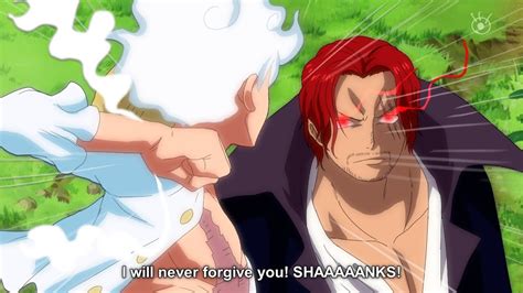 Luffy S Reaction After Finding Out That Shanks Is A Celestial Dragon One Piece YouTube