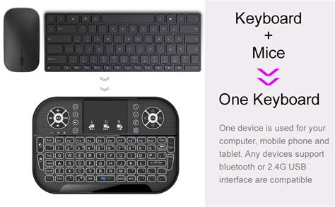 Mini Bluetooth Keyboard Dual Modes 2 4ghz Bluetooth Wireless Keyboard Controller