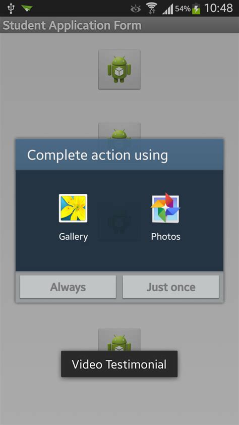 Android Intent PhotoPickerIntent New Intent Intent ACTION PICK PhotoPickerIntent SetType