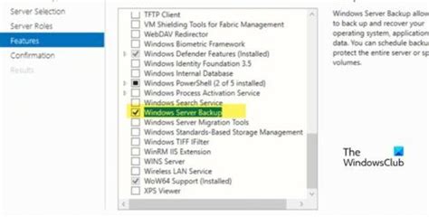 How To Install Uninstall Reset Windows Server Backup