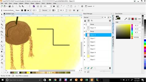 Only Allows Straight Lines How To Allow Freehand Corel PHOTO PAINT