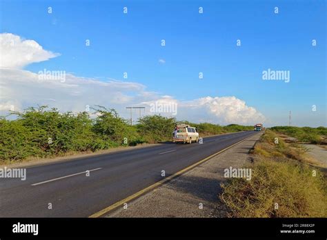 Makran Coastal Highway Along Pakistans Arabian Sea Coast From Karachi