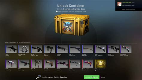 CSGO 1x Riptide Operation Case Unboxing 2338 YouTube
