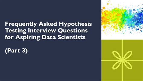 Frequently Asked Hypothesis Testing Questions For Data Scientist Interviews Part 3 By Vikash