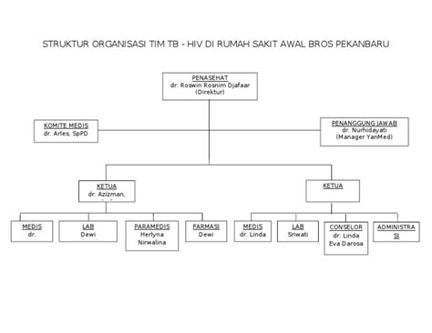 Struktur Organisasi Tim Tb Hiv Pdf