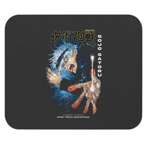 Scrible Art Gojo Satoru Manga Cover Version Mouse Pads Sold By Bobbyallen Sku 247460430