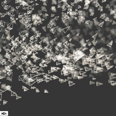 array with dynamic emitted particles abstract dynamic background