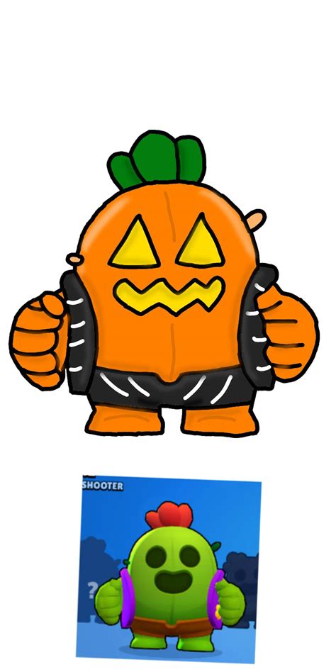 Skin Idea Pumpkin Spike Rbrawlstars