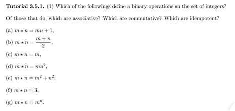Solved Tutorial 3 5 1 1 Which Of The Followings Define A