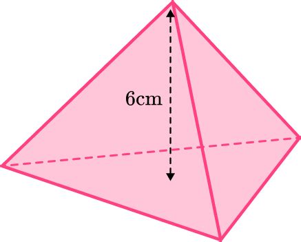 Triangular Pyramid Steps Examples Questions