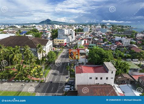 Tacloban City Leyte Philippines Panoramic Aerial Of Downtown