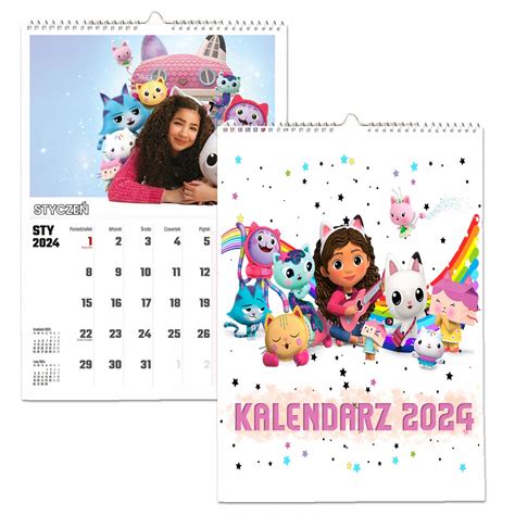 Kalendarz ścienny miesięczny A Propaganda Koci Domek Gabi Propaganda Sklep EMPIK