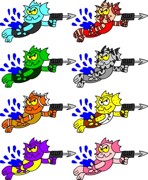 Gill Grunts Ssb Alternate Color Idea By Blackrhinoranger On Deviantart