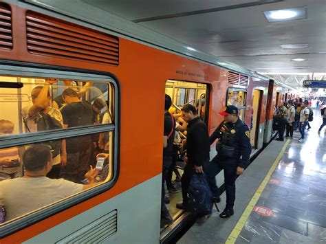 Metro CDMX hoy de junio Líneas A y B presentan avance lento por lluvias Infobae