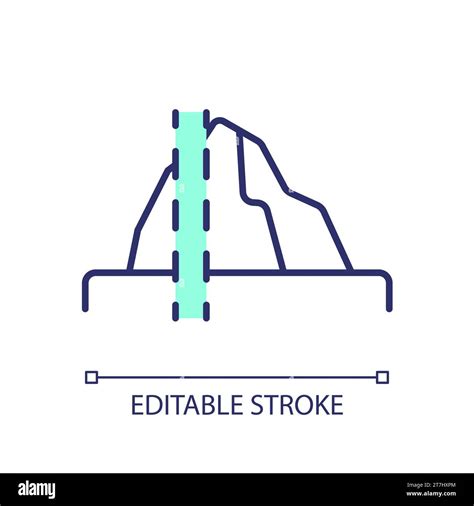 2d Simple Thin Line Ice Core Analysis Icon Stock Vector Image And Art Alamy