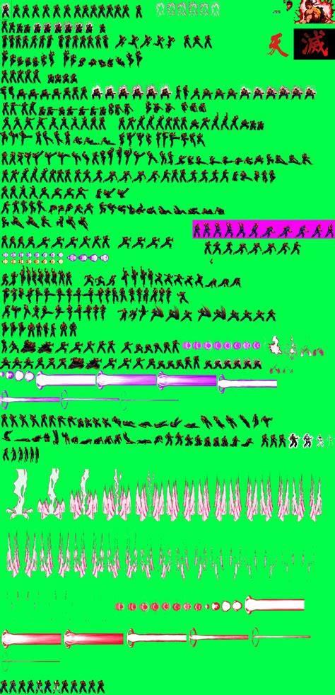 Evil Ryu Sprite Sheet [wip May As Well Be Done] By Somenamelesspunk On Deviantart