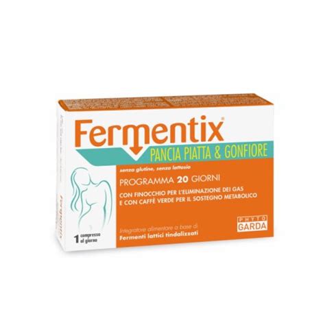 Fermentix Flacher Bauch And Schwellen Phyto Garda 20 Tabletten