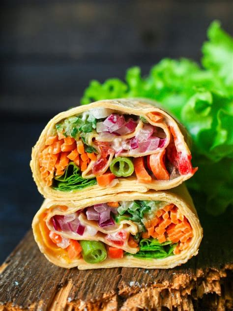 Vegetarische Wraps Rezepte Suchen