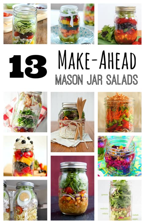 13 Make Ahead Mason Jar Salads Make And Takes