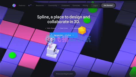 Spline官网最好用的可交互在线3d设计工具 非猪ai导航