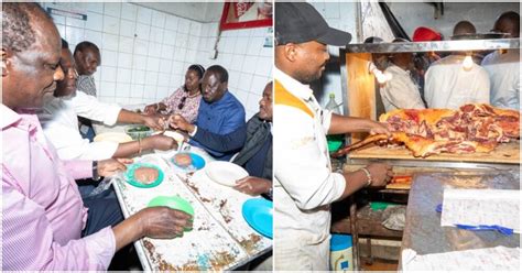 Raila Odinga Azimio Leaders Visit Kenyatta Market For Nyama Choma
