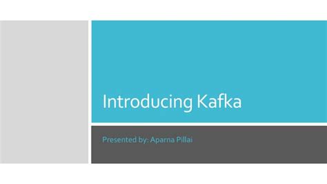 Kafka 101 Ppt