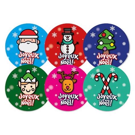 French Christmas Stickers SuperStickers