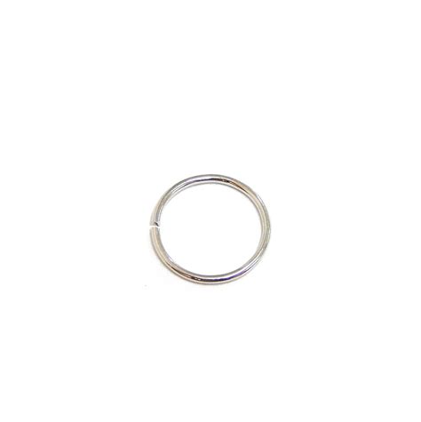 Piercing De Nariz Argola Em Ouro Branco 18k Agaprime JÓias