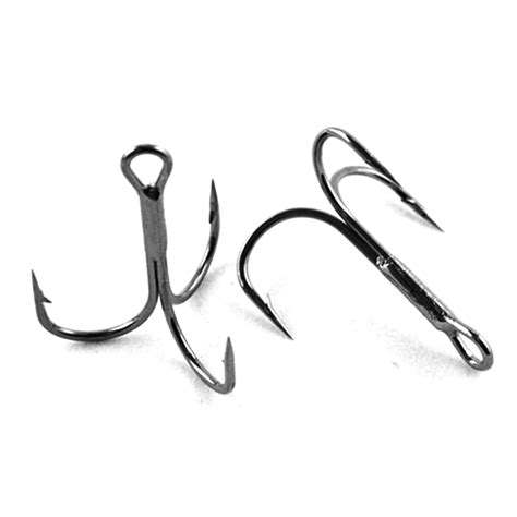Promotion Pcs Treble Hooks For Fishing Lures High Carbon Steel Trebles Saltwater Fish Hooks