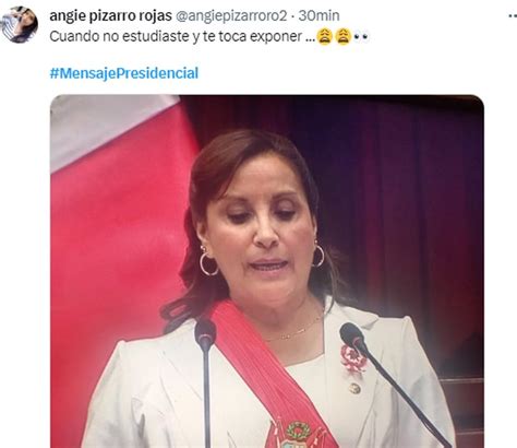Memes Mensaje A La Nación De Dina Boluarte Fotos Usuarios Reaccionan