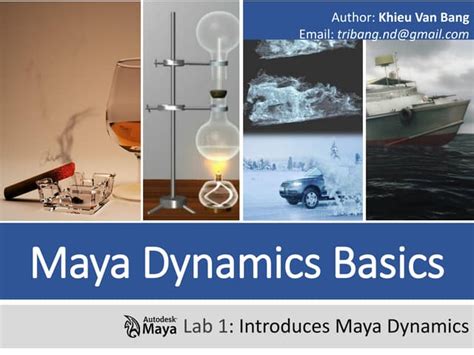session 01 introduces maya dynamics ppt