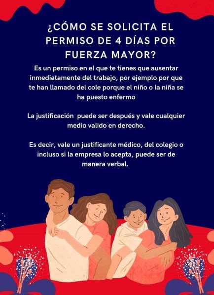 Permiso por Ausencia por Fuerza Mayor Familiar de 4 Días Cuándo y