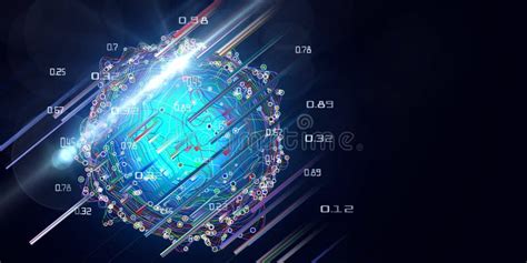 Abstract Concept Of Layered Analysis Curve Paths Data Noise Sphere