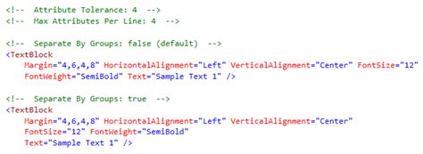 Attribute Formatting Xavalon XamlStyler Wiki GitHub