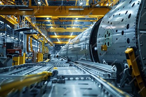 Optimizing aircraft manufacturing processes ar generative ai | Premium AI-generated image