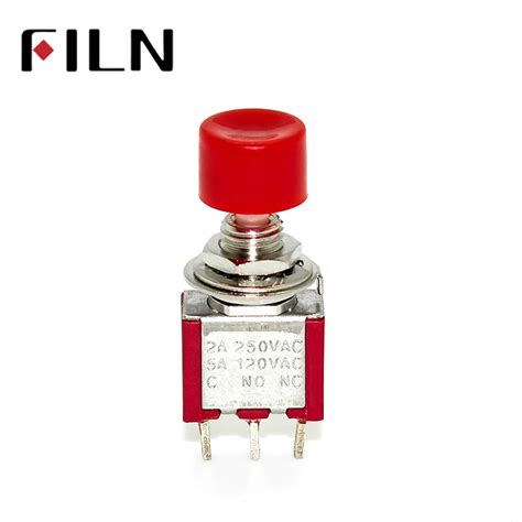 소형 토글 스위치 빨간색 켜짐 켜짐 3 핀 6mm 미니 순간 자동 복귀 푸시 버튼 스위치스위치 Aliexpress