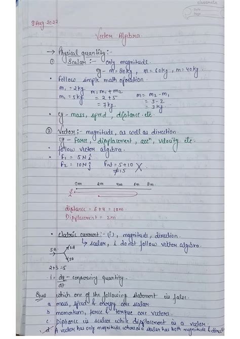 SOLUTION Vector Analysis Physics Studypool