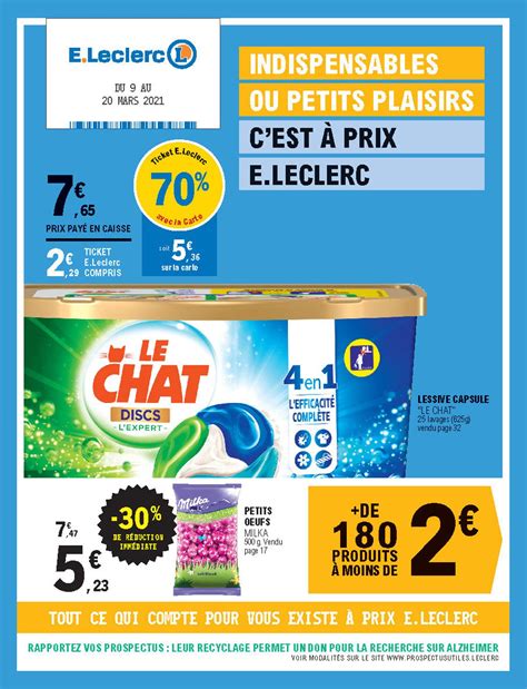 E Leclerc Catalogue 09 03 20 03 2021 Page 46 Rabato
