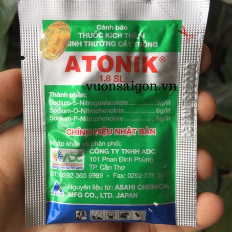 Thuốc Atonik 18sl Kích Mầm Kích Rễ Cực Mạnh Vườn Sài Gòn